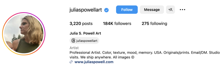 The 245 BEST Artist Bios for Instagram (2024 List)