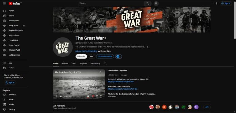 15 Best History YouTube Channels You Didn't Know You Needed