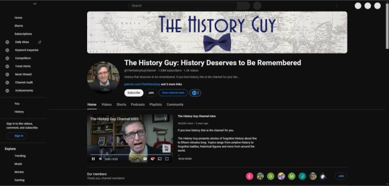 15 Best History YouTube Channels You Didn't Know You Needed