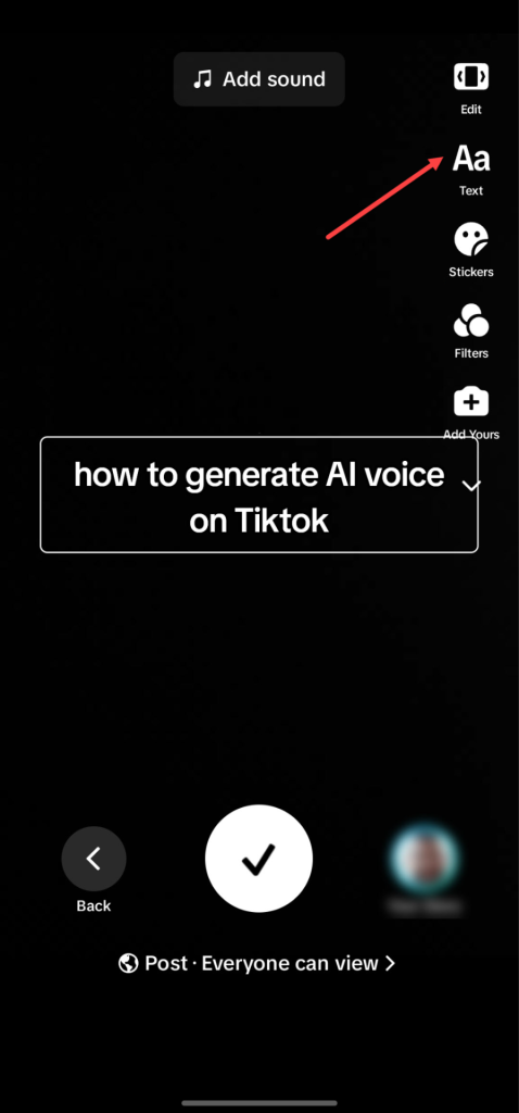 How to Use AI Voice on TikTok in 2024