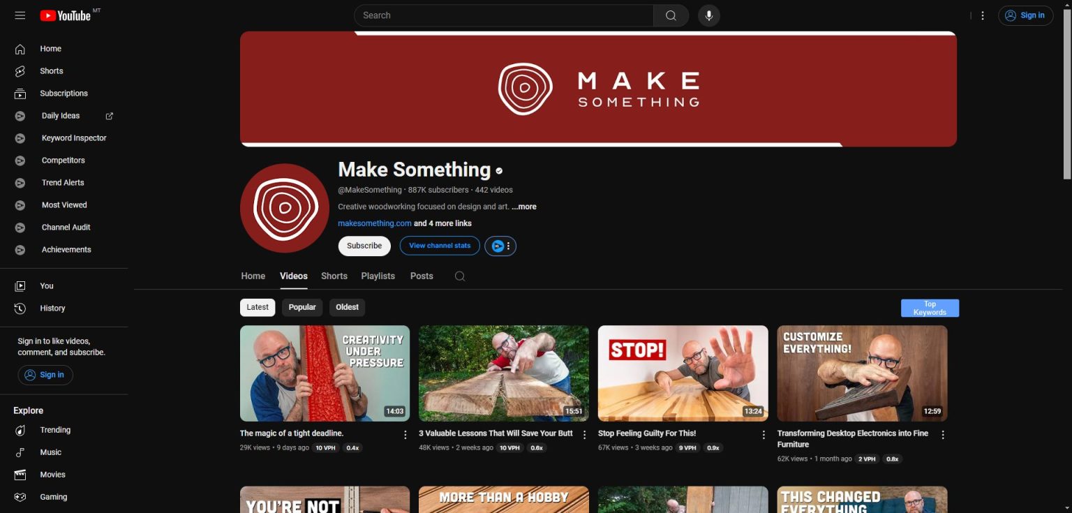 15 Best Woodworking YouTube Channels You Didn't Know You Needed